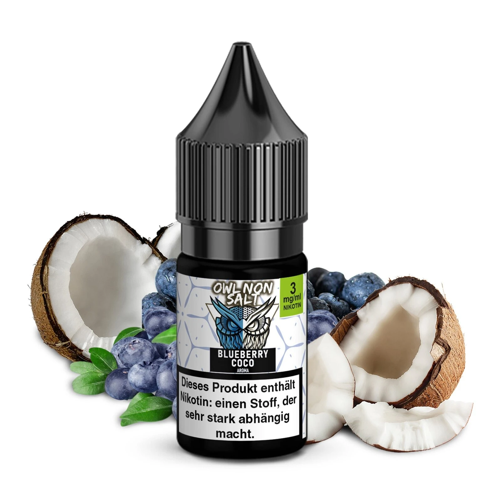 OWL Non Salt - Blueberry Coco Liquid 10ml online kaufen | Mc Smoker ...