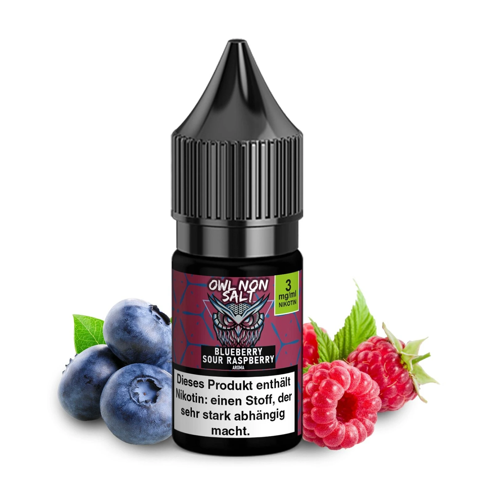OWL Non Salt - Blueberry Sour Raspberry Liquid 10ml online kaufen | Mc ...