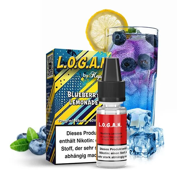 L.O.G.A.N. by Kapka's Flava - Blueberry Lemonade Nikotinsalz Liquid ...