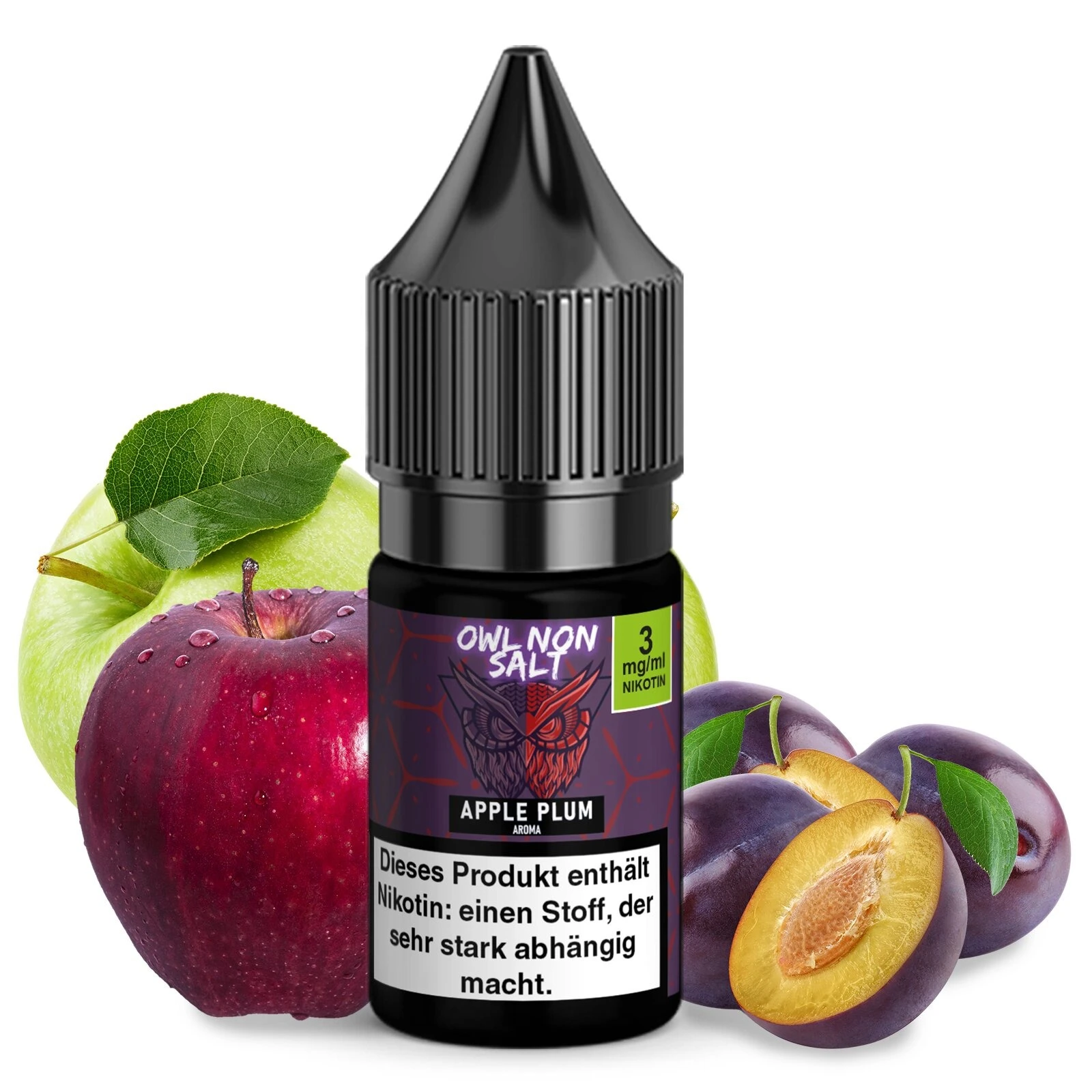 OWL Non Salt - Apple Plum Liquid 10ml online kaufen | Mc Smoker | Mc Smoker